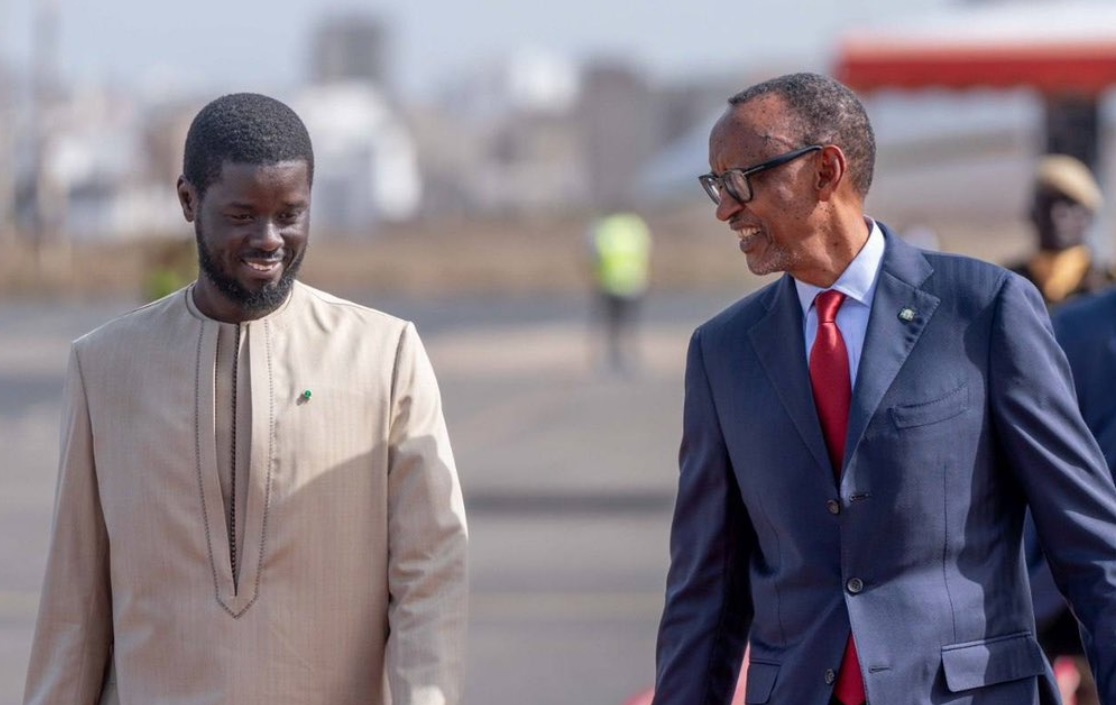 Le président du Rwanda Paul Kagamé en visite au Sénégal